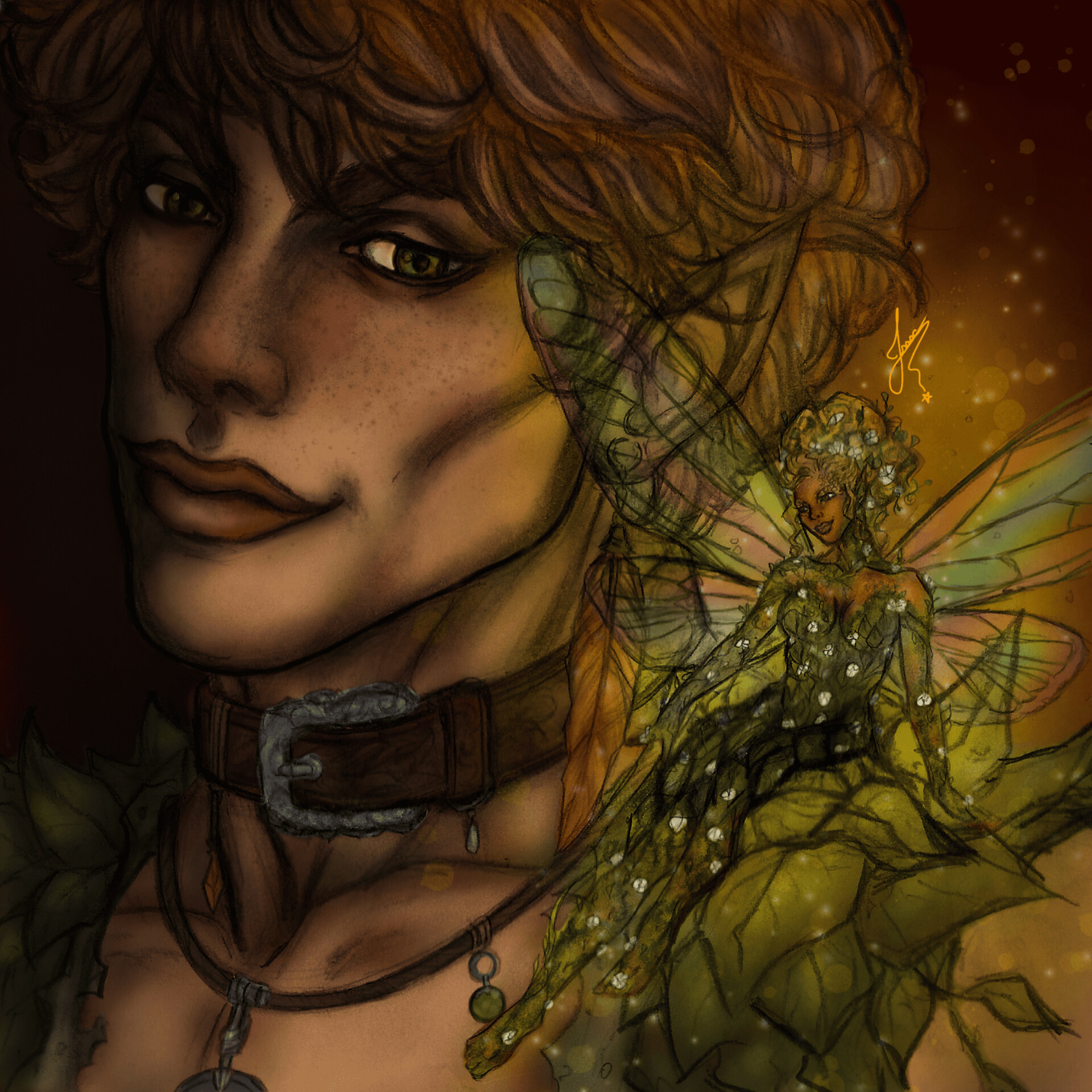 ArtStation - Peter Pan and Tinker Bell