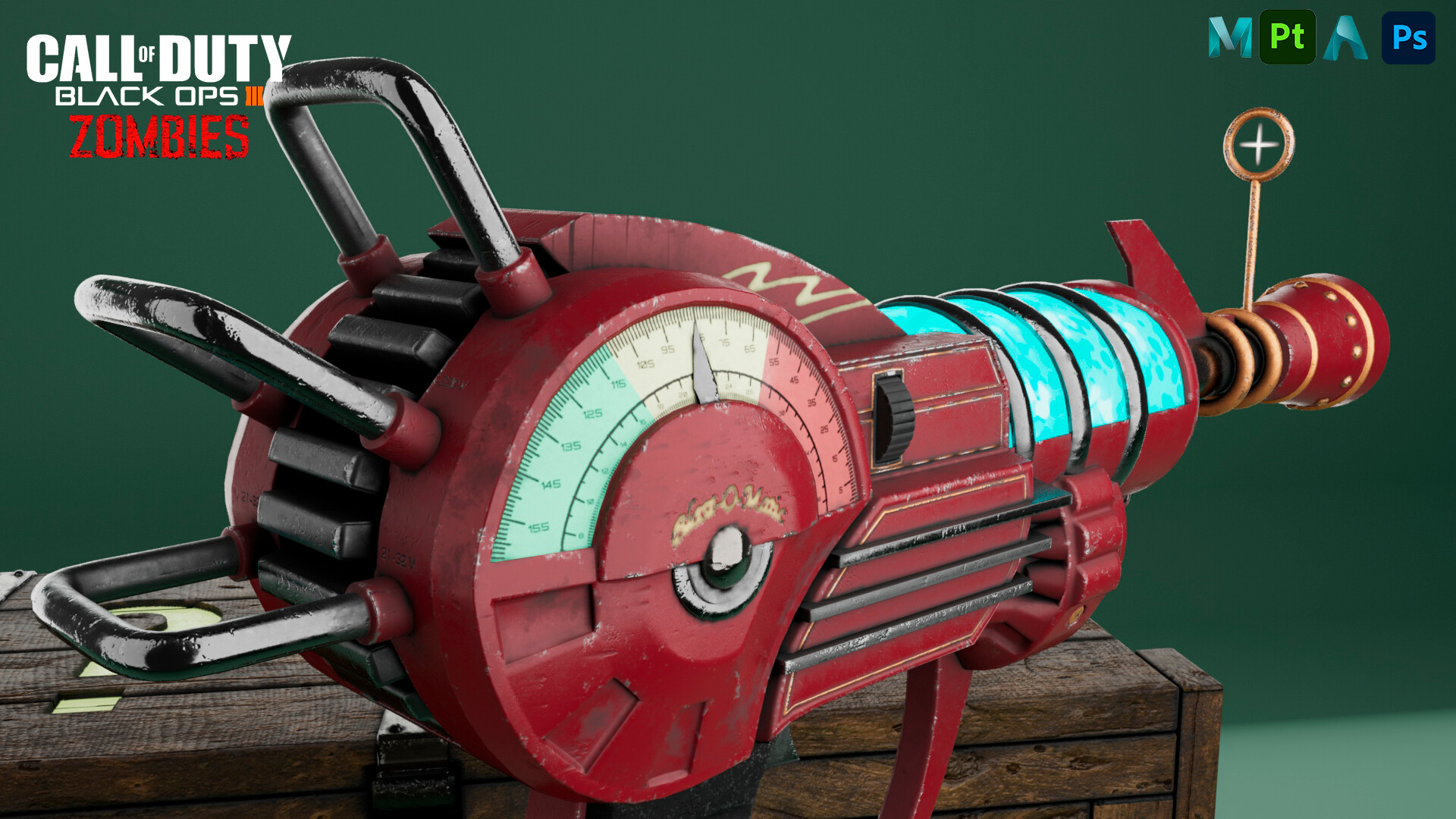 Ausmalbilder Black Ops Ray Gun