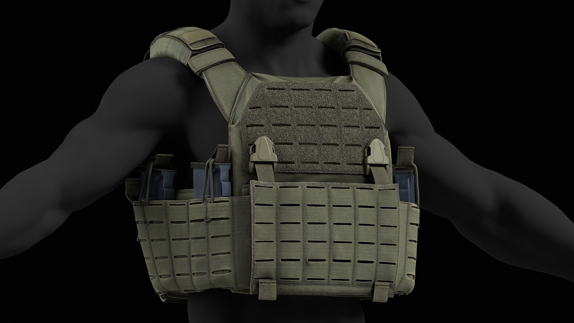 ArtStation - Shellback Tactical Rampage 2 0 Plate Carrier VR / AR / low ...