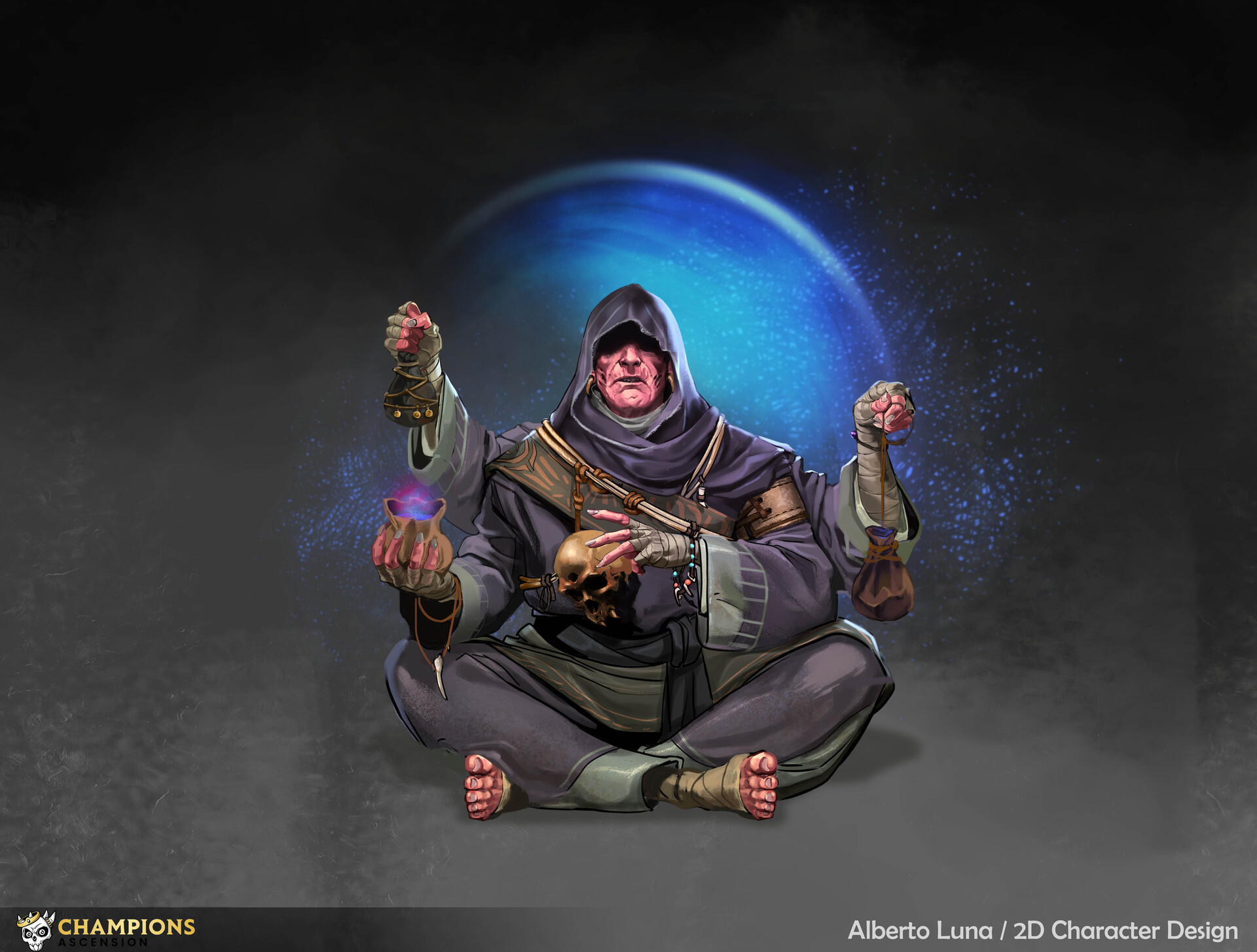 Alberto Luna - The Mysterious Merchant / Champions Ascensio's Character