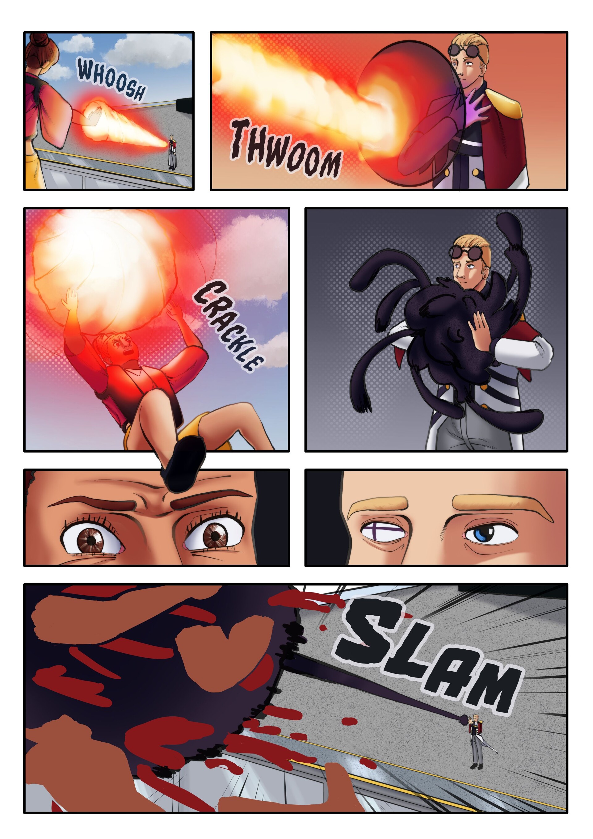ArtStation - Coloured comic test - Comic illustration