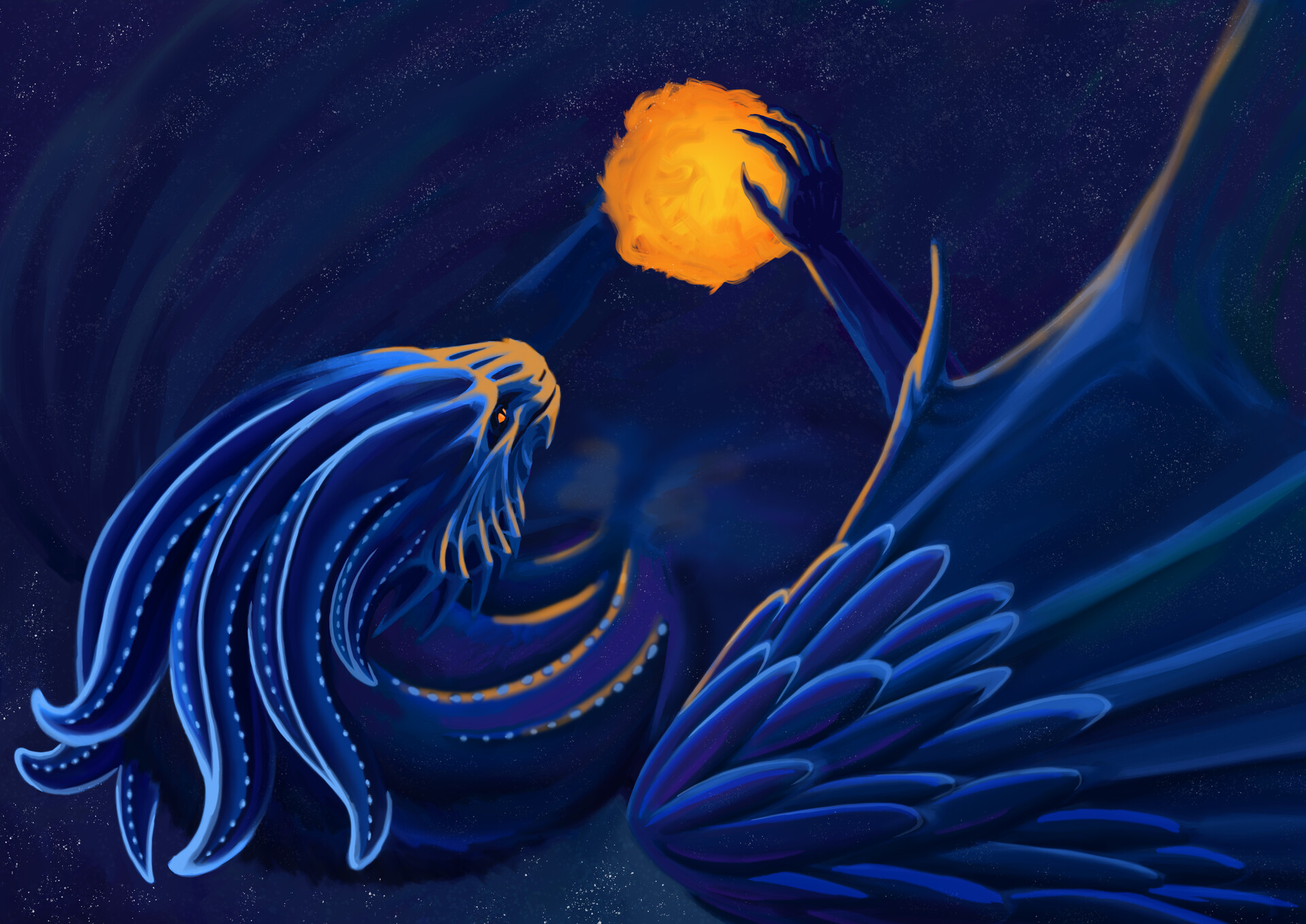 ArtStation - Space Dragon