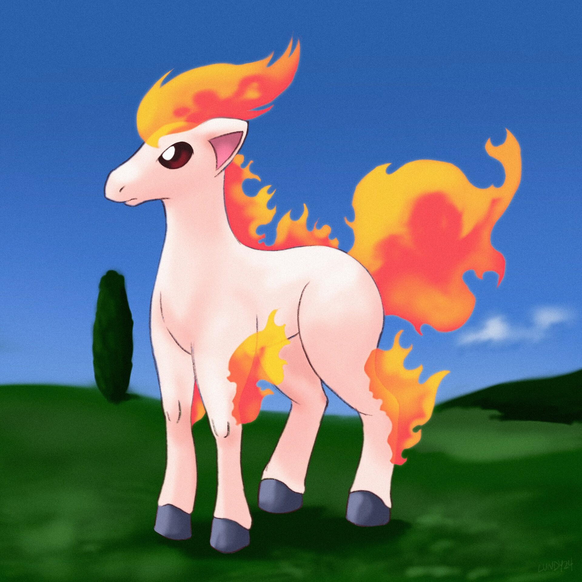 ArtStation - Ponyta