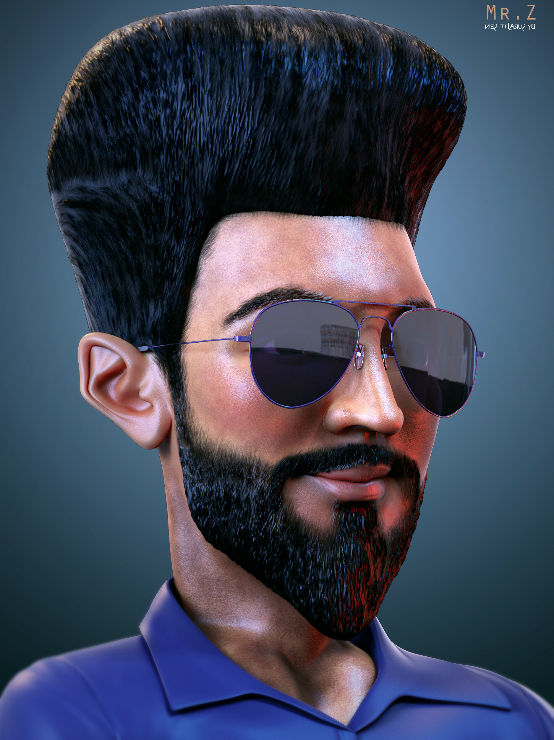 ArtStation - Mr.Z - Caricature – by Surajit Sen