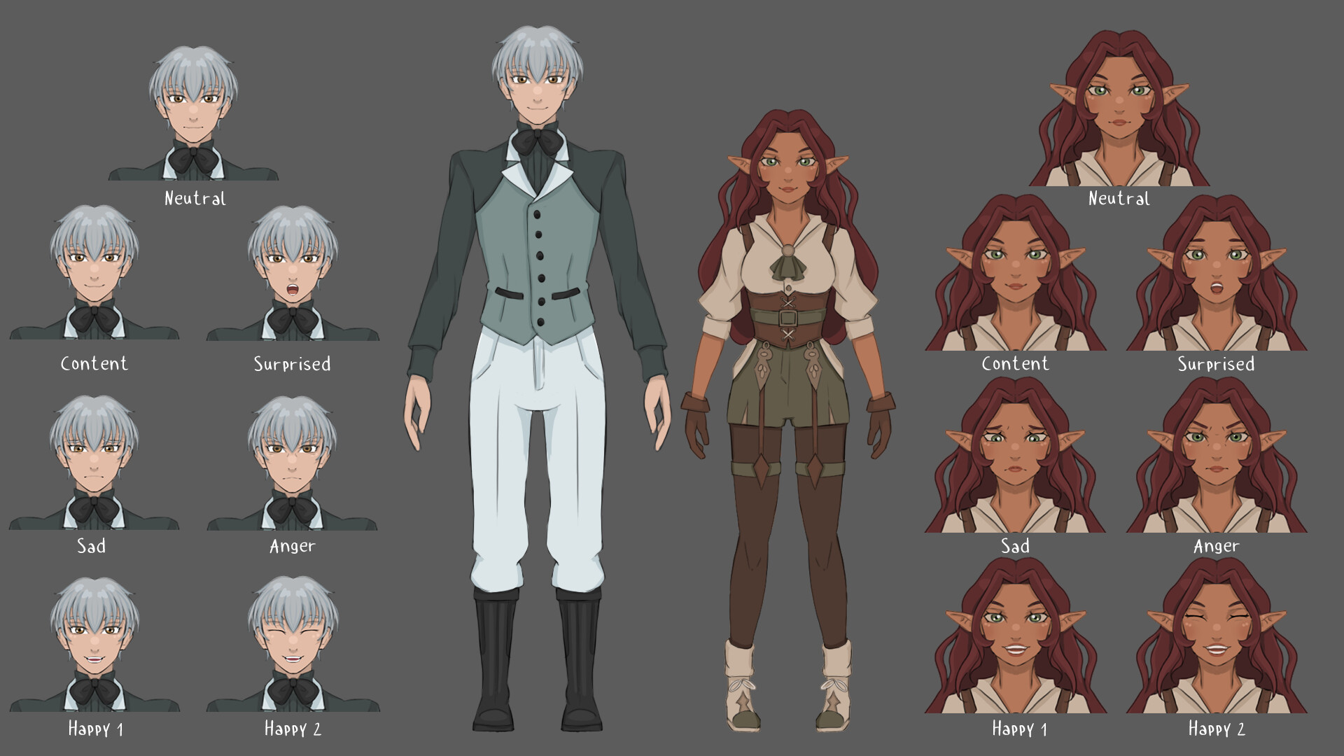 ArtStation - Character Designs and Expressions