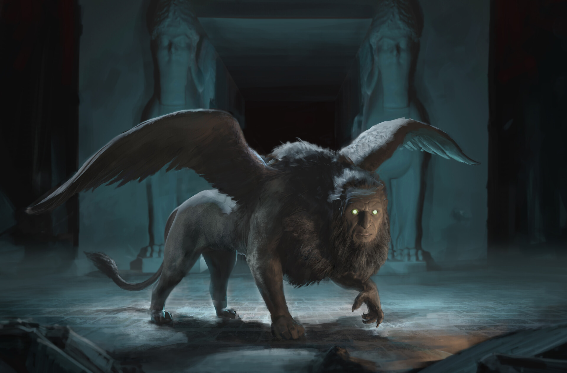 ArtStation - Sphinx Concept Development