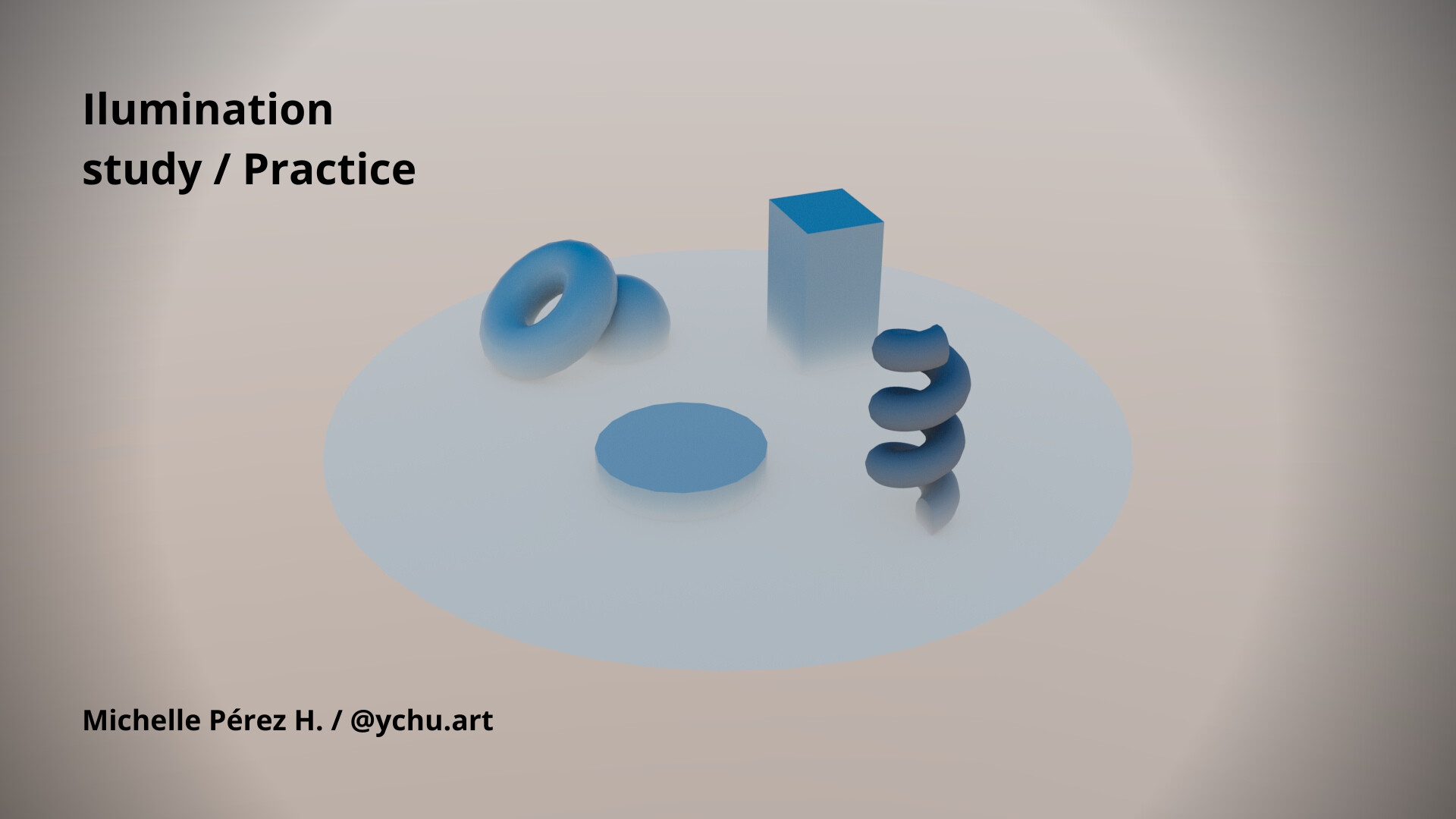 ArtStation - Ilumination practice / Render