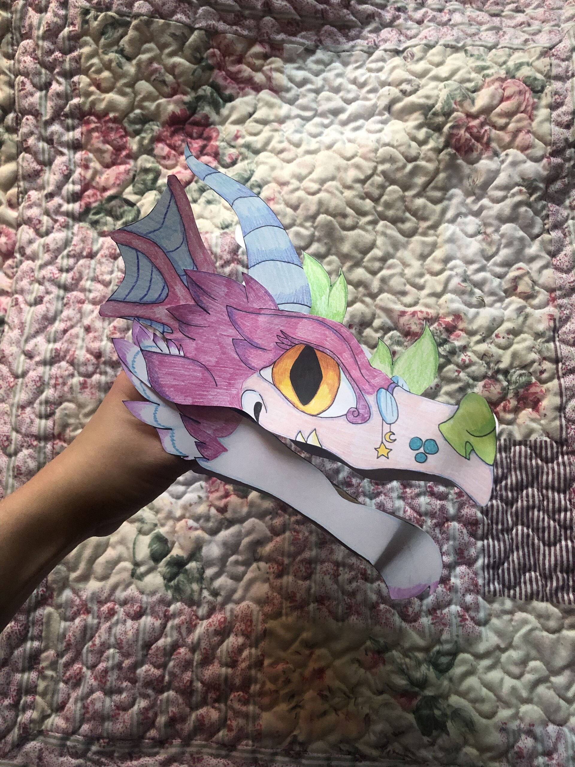 ArtStation - Pink Paper Dragon Puppet