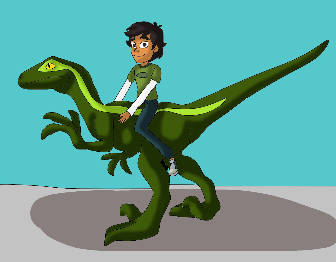 how to draw chibi raptor