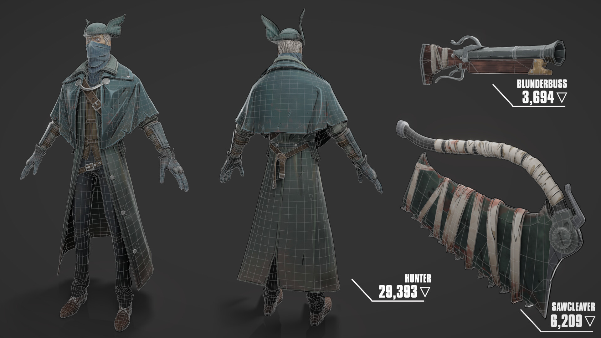 Bloodborne Character Front