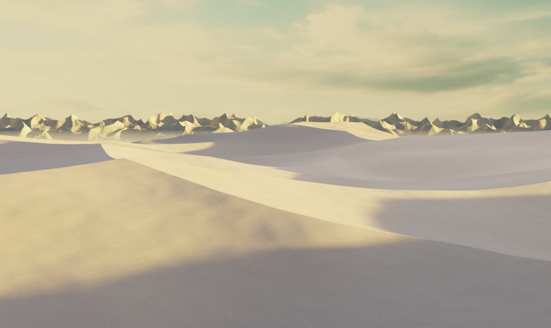 ArtStation - Desert - Blender