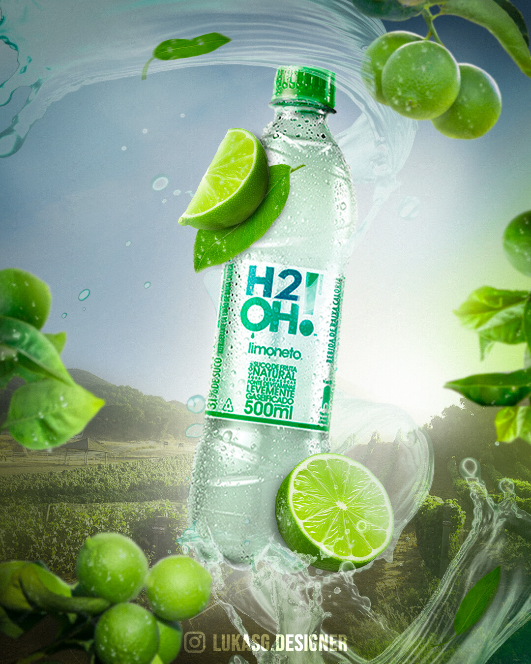 ArtStation - H2Oh Limoneto - Manipulação de Imagem de Produto