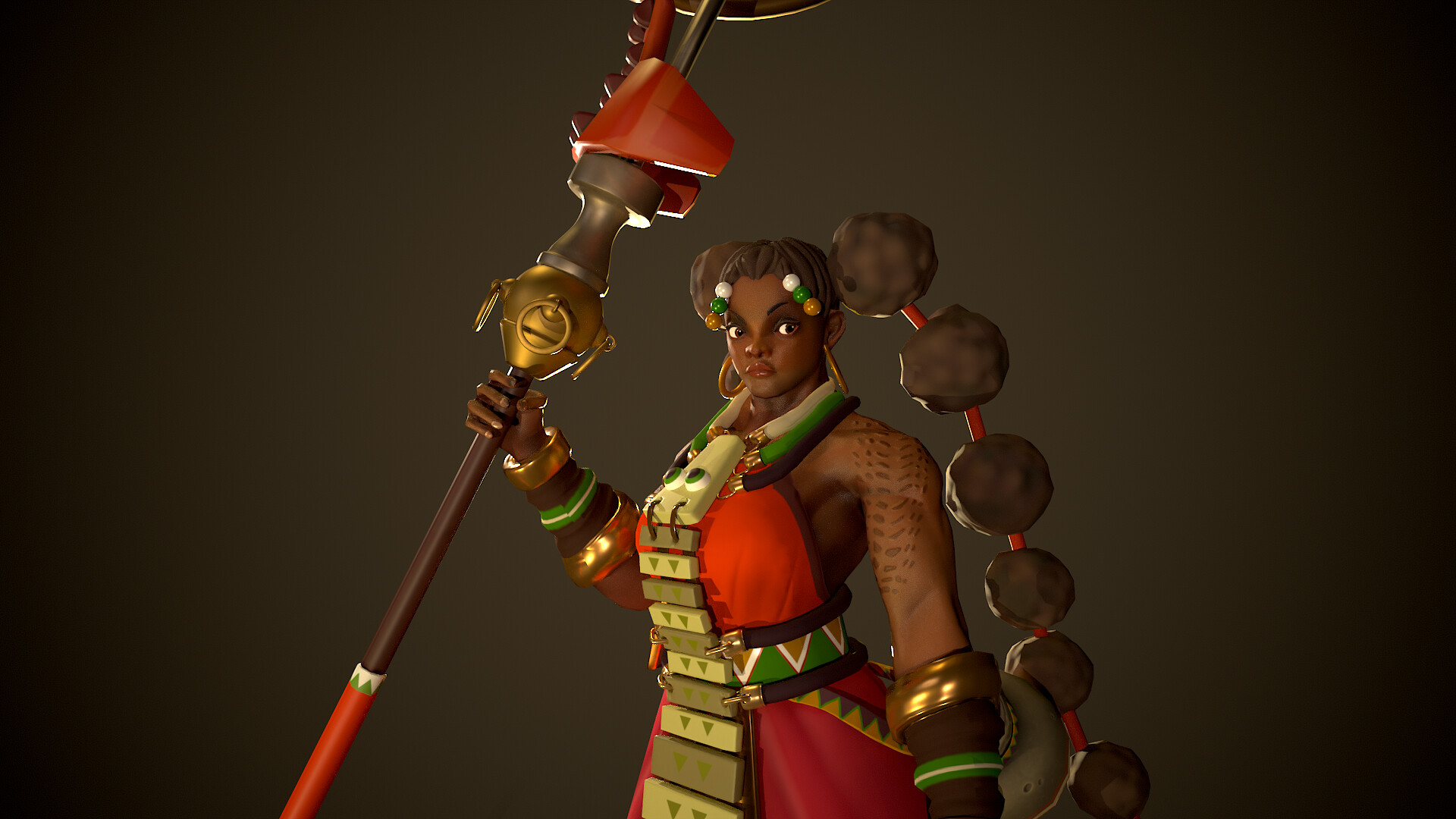 ArtStation - Amani The Krokodil Hunter