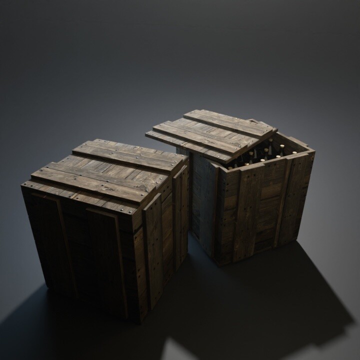ArtStation - Provisional Crates