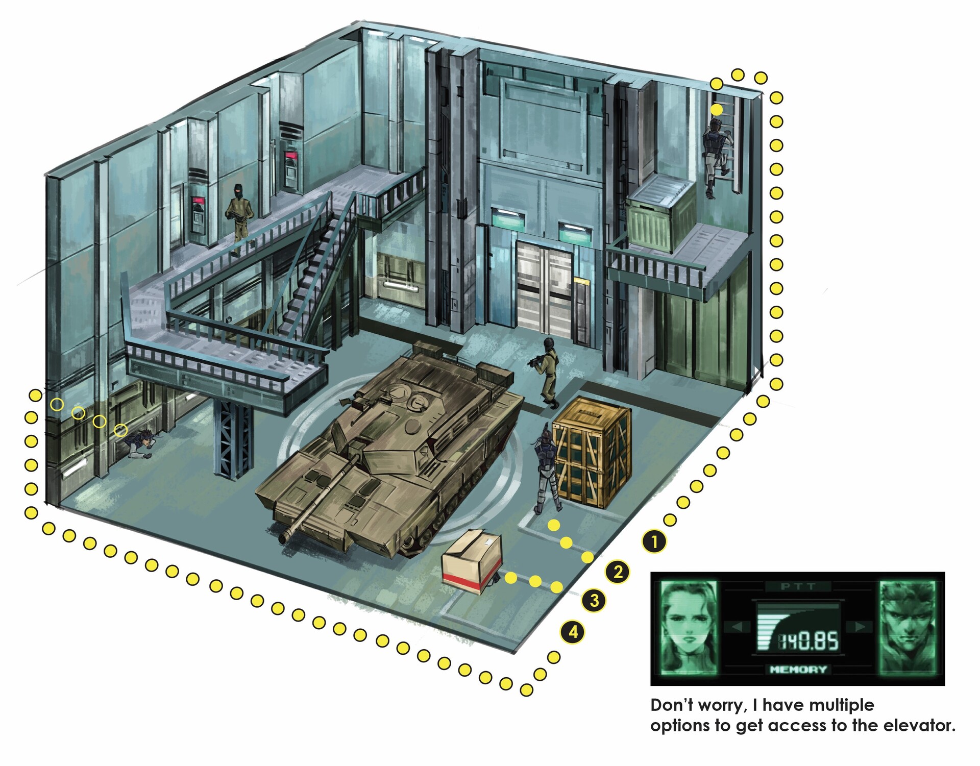 metal gear solid elevator theme