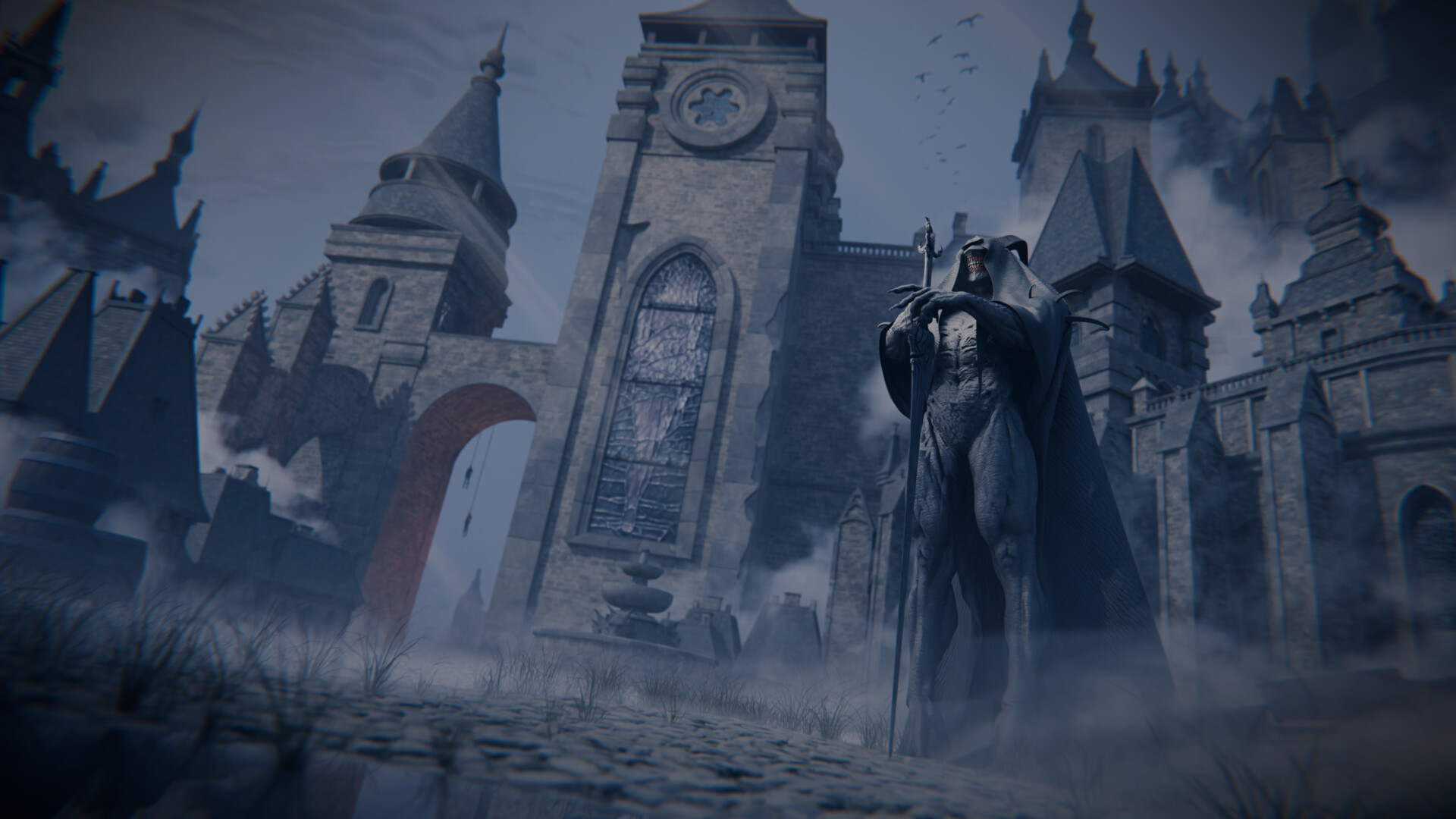 ArtStation - Somber night - Evade.