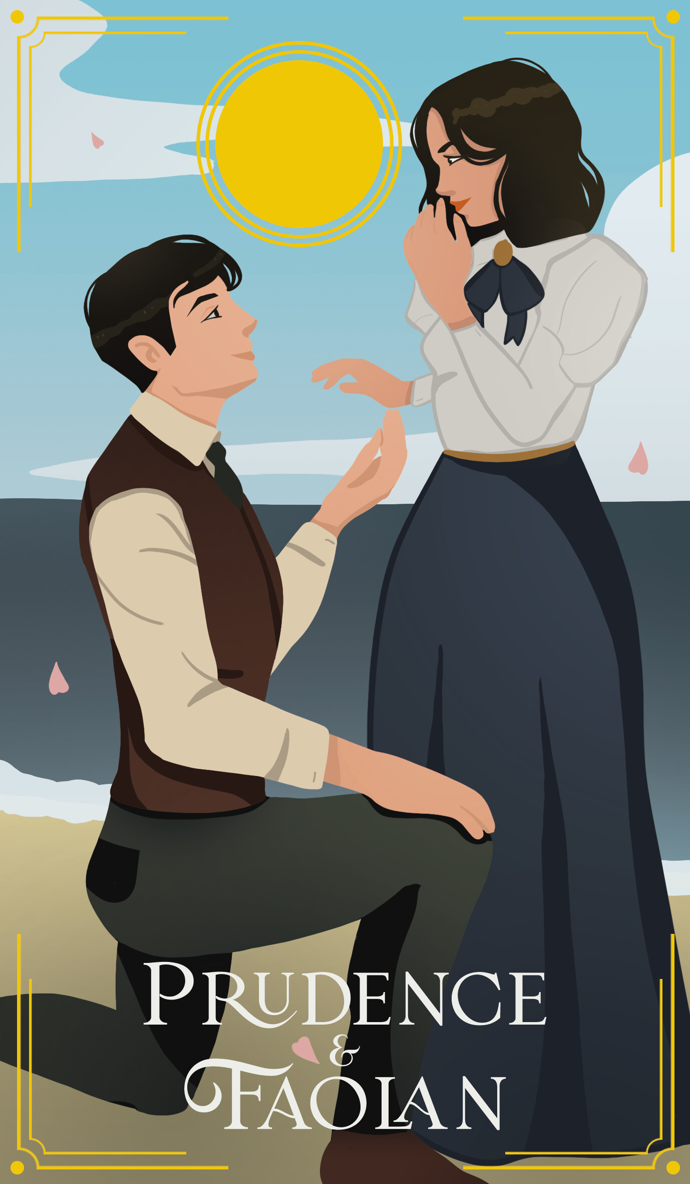 ArtStation - Faolan & Prudence - tarot card (commission)