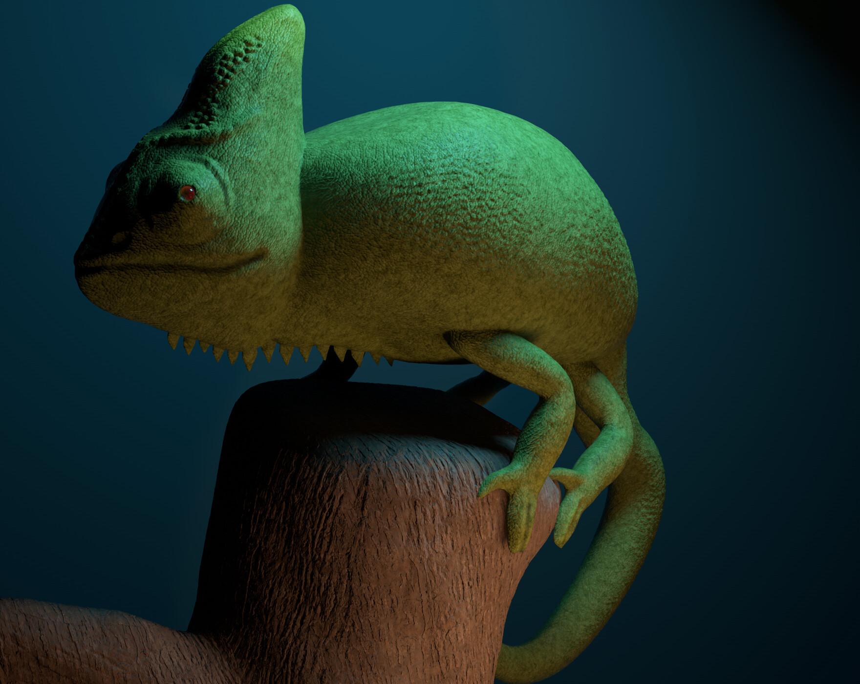 ArtStation - Chameleon character