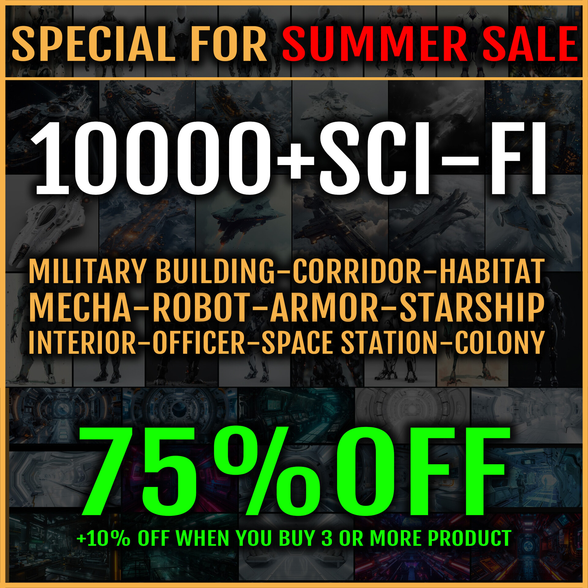 ArtStation - 10100+ Sci-Fi MEGA Pack References