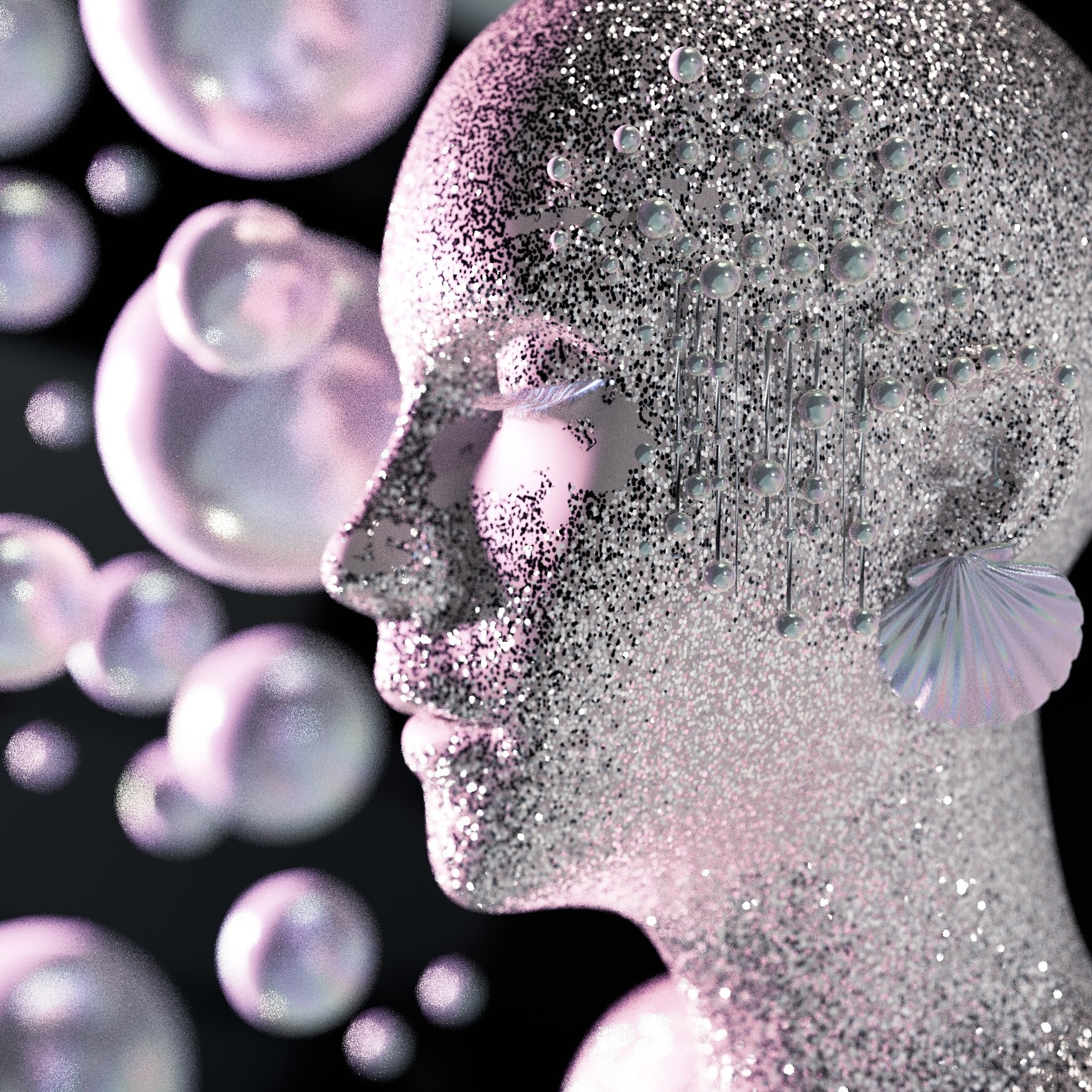 ArtStation - glitter face