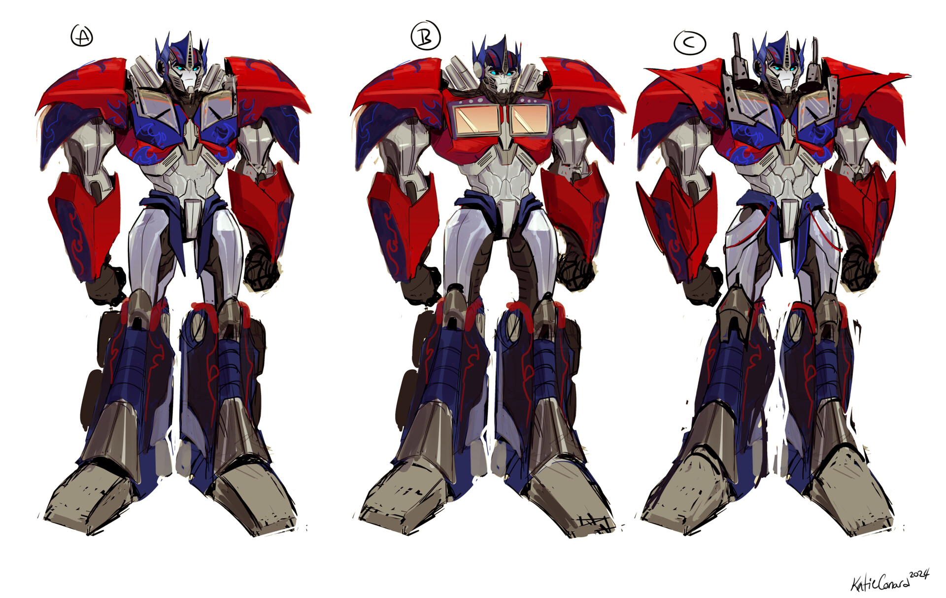 ArtStation - Optimus Prime explorations