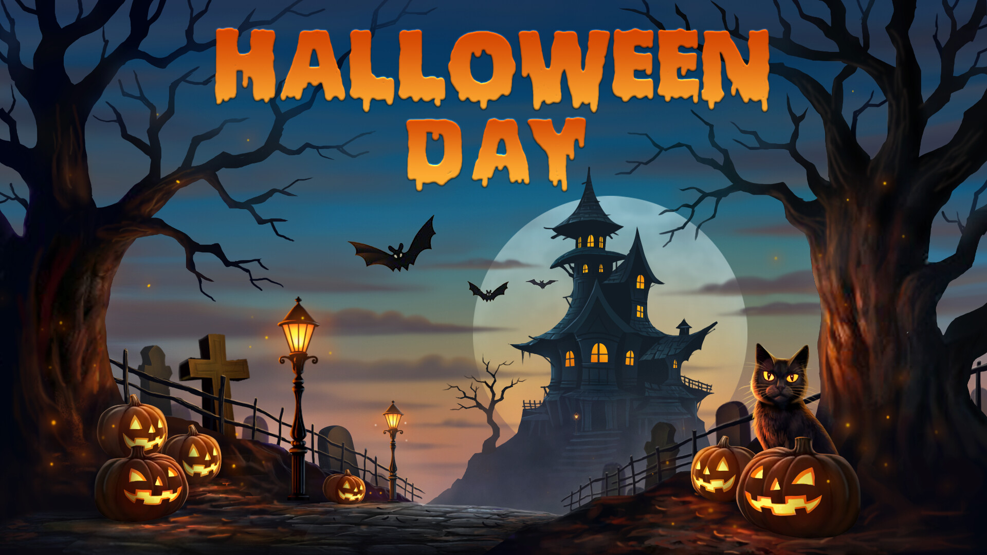 ArtStation - Halloween day banner