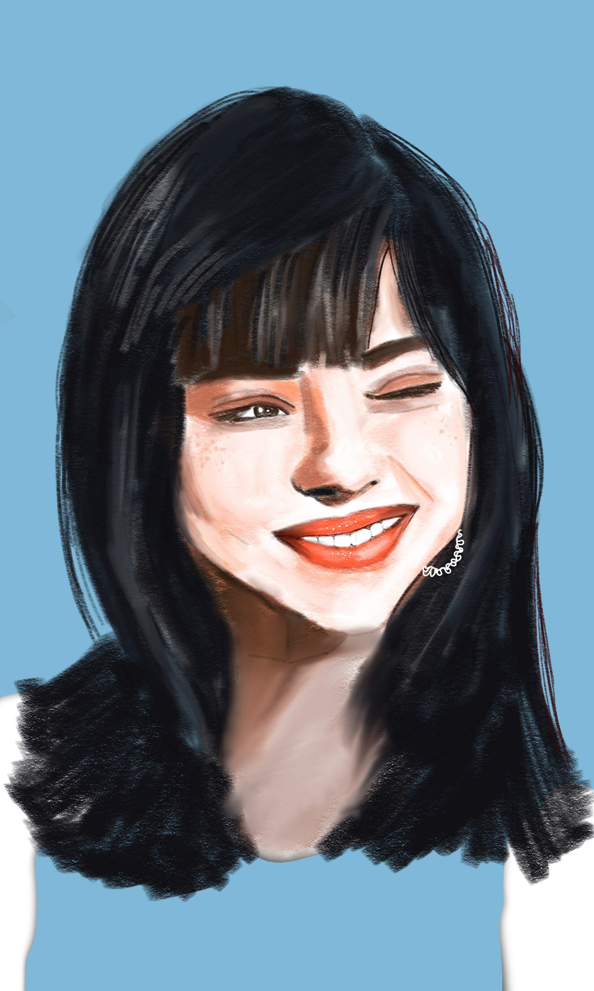 ArtStation - Smiling lady