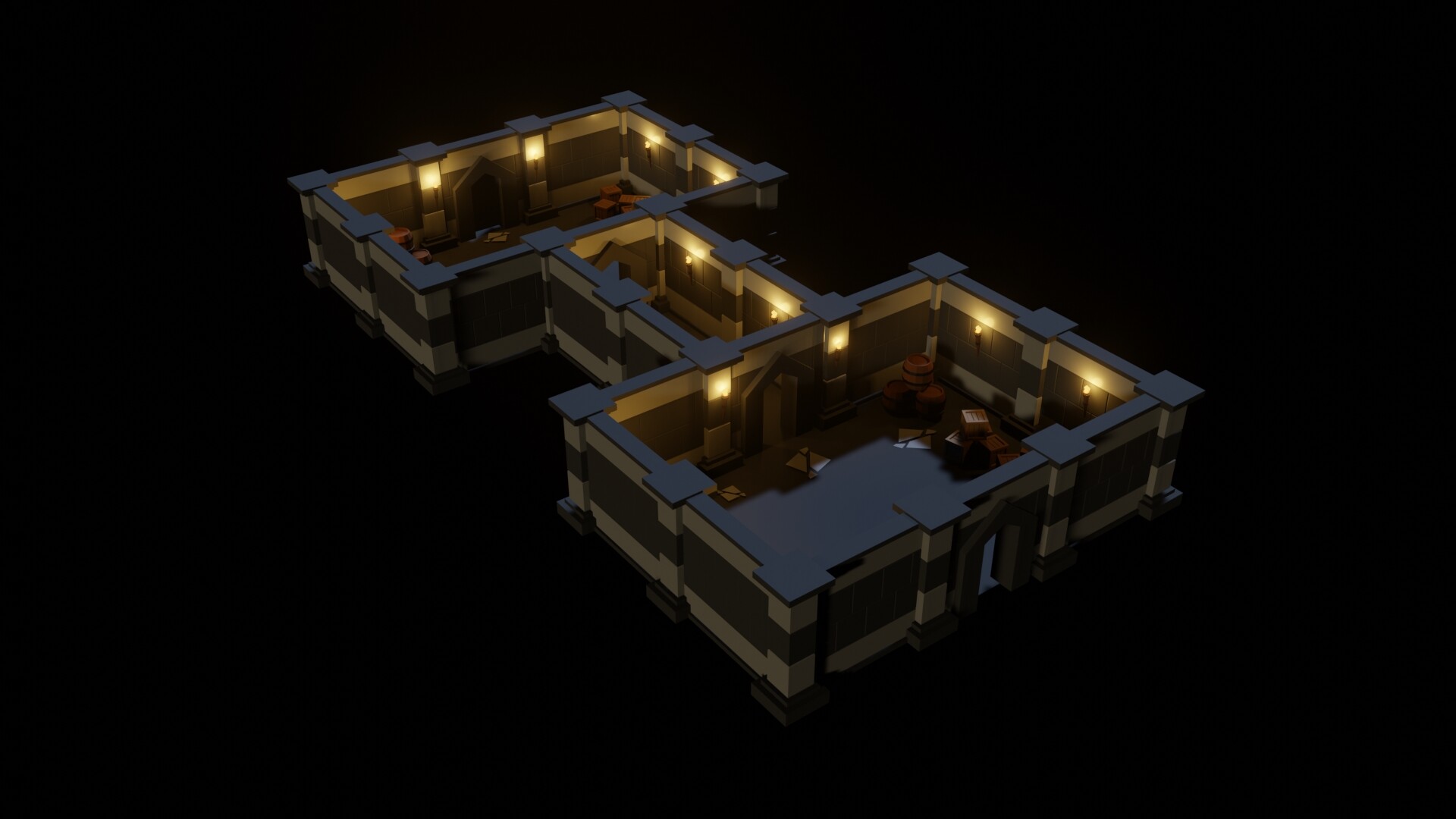 ArtStation - Low Poly Castle