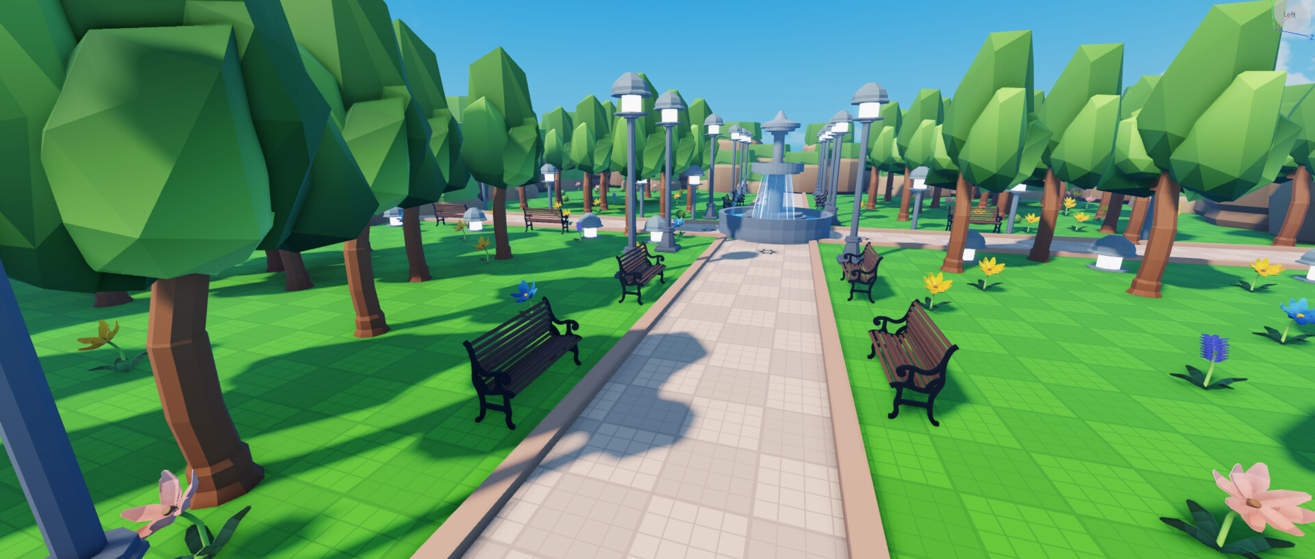 ArtStation - Low-poly scenery