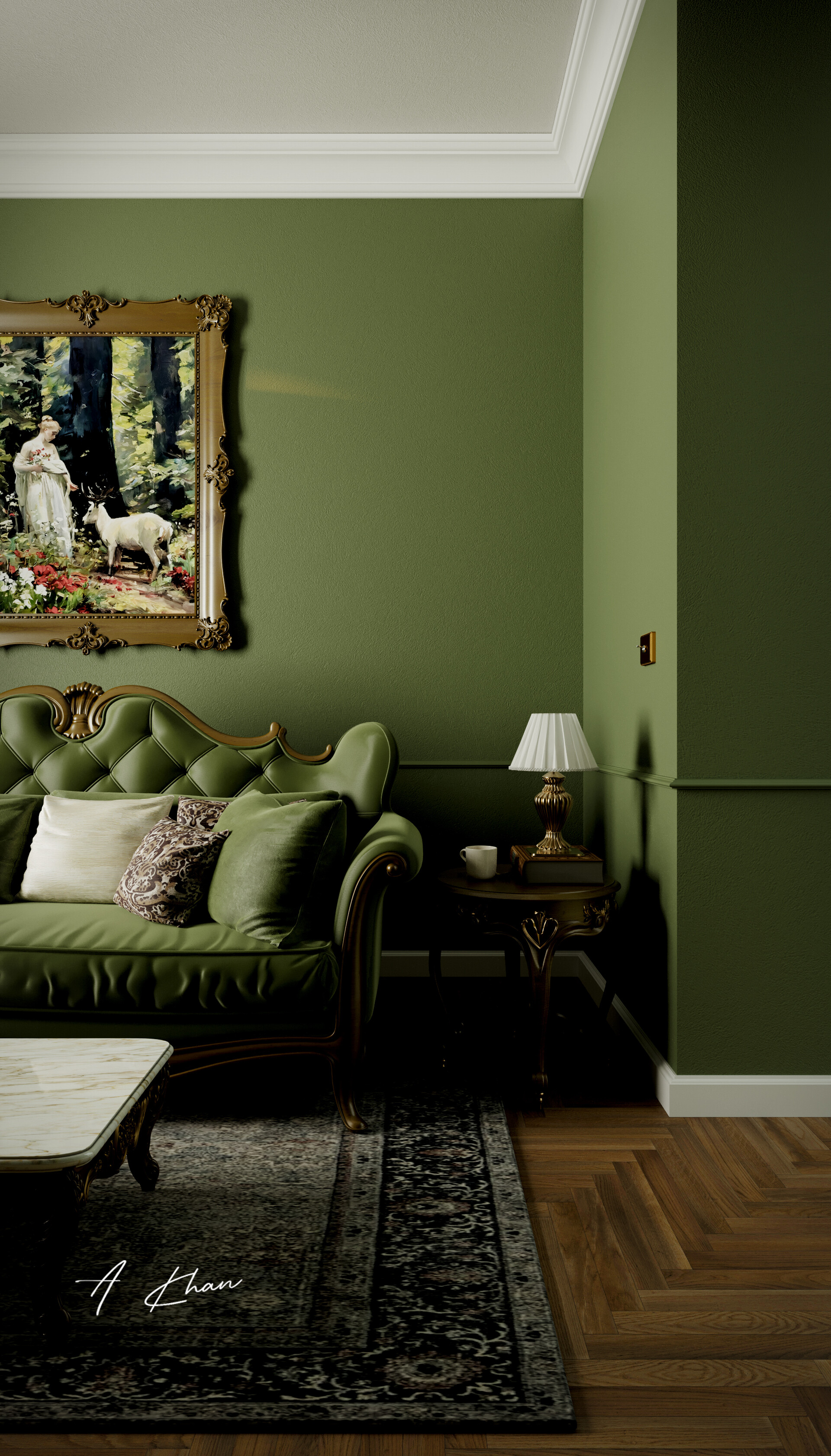 Aaron Khan - The RGB Collection - 'Le Vert Sauge' NFT