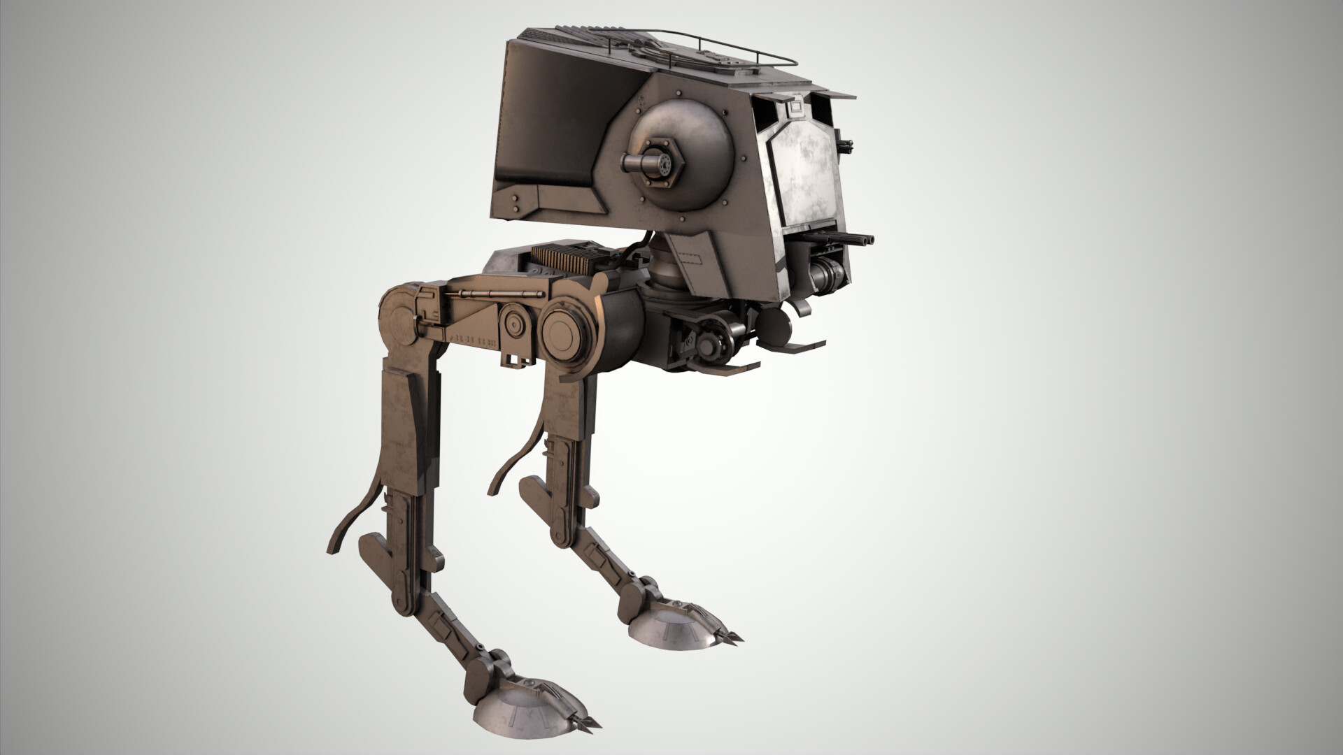 ArtStation - AT-ST - Star Wars Vehicle