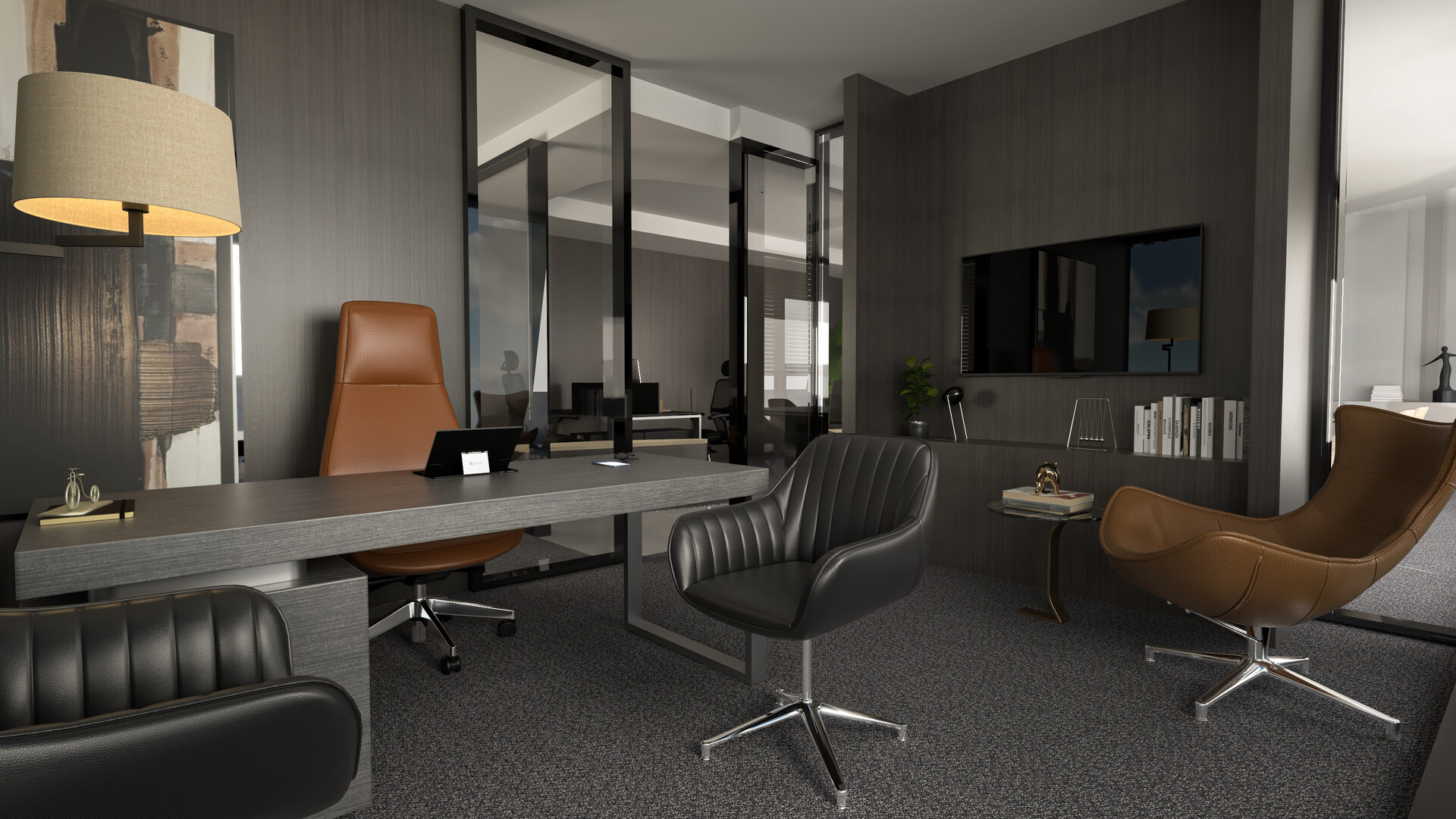 ArtStation - workplace 3d render