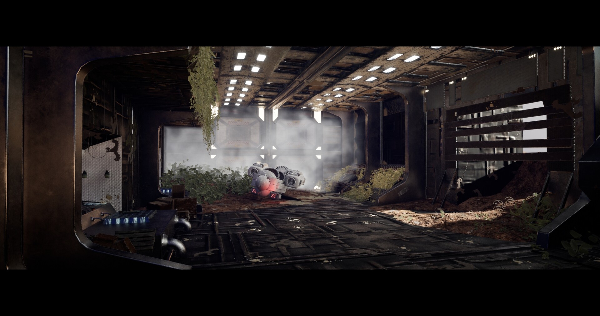 ArtStation - Abandoned Space Station