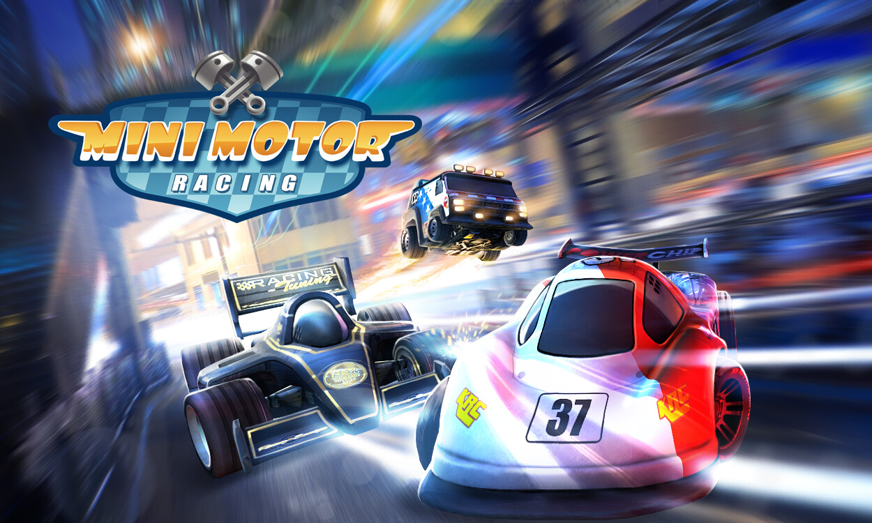 ArtStation - Mini Motor Racing - Launch Key Artwork