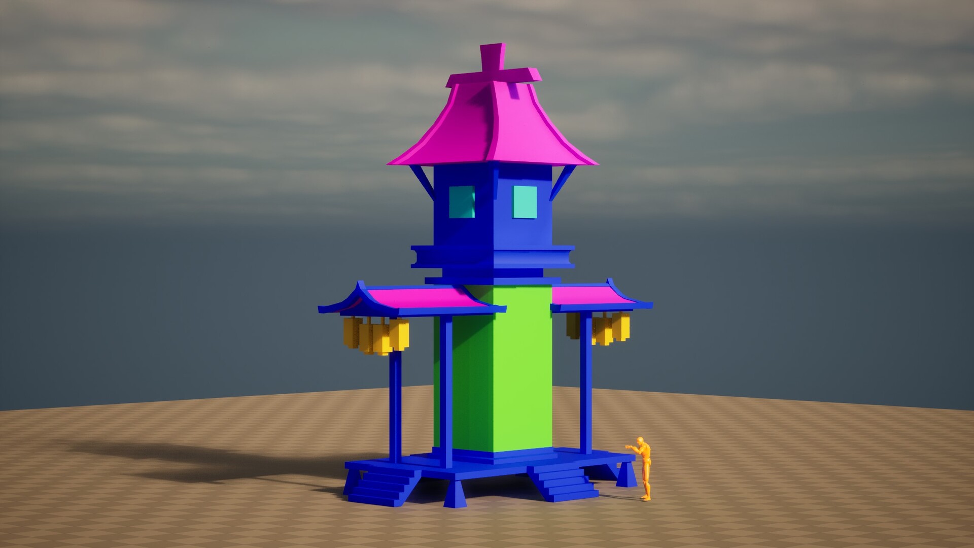 ArtStation - Lantern Tower (Week 1)