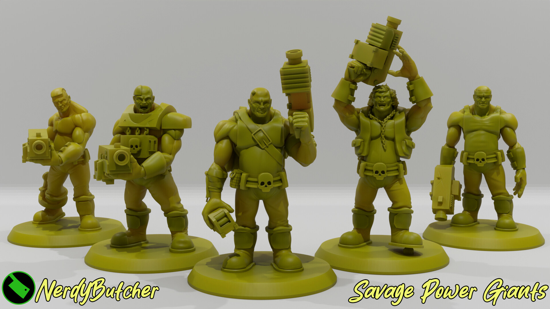 ArtStation - Savage Power Giants
