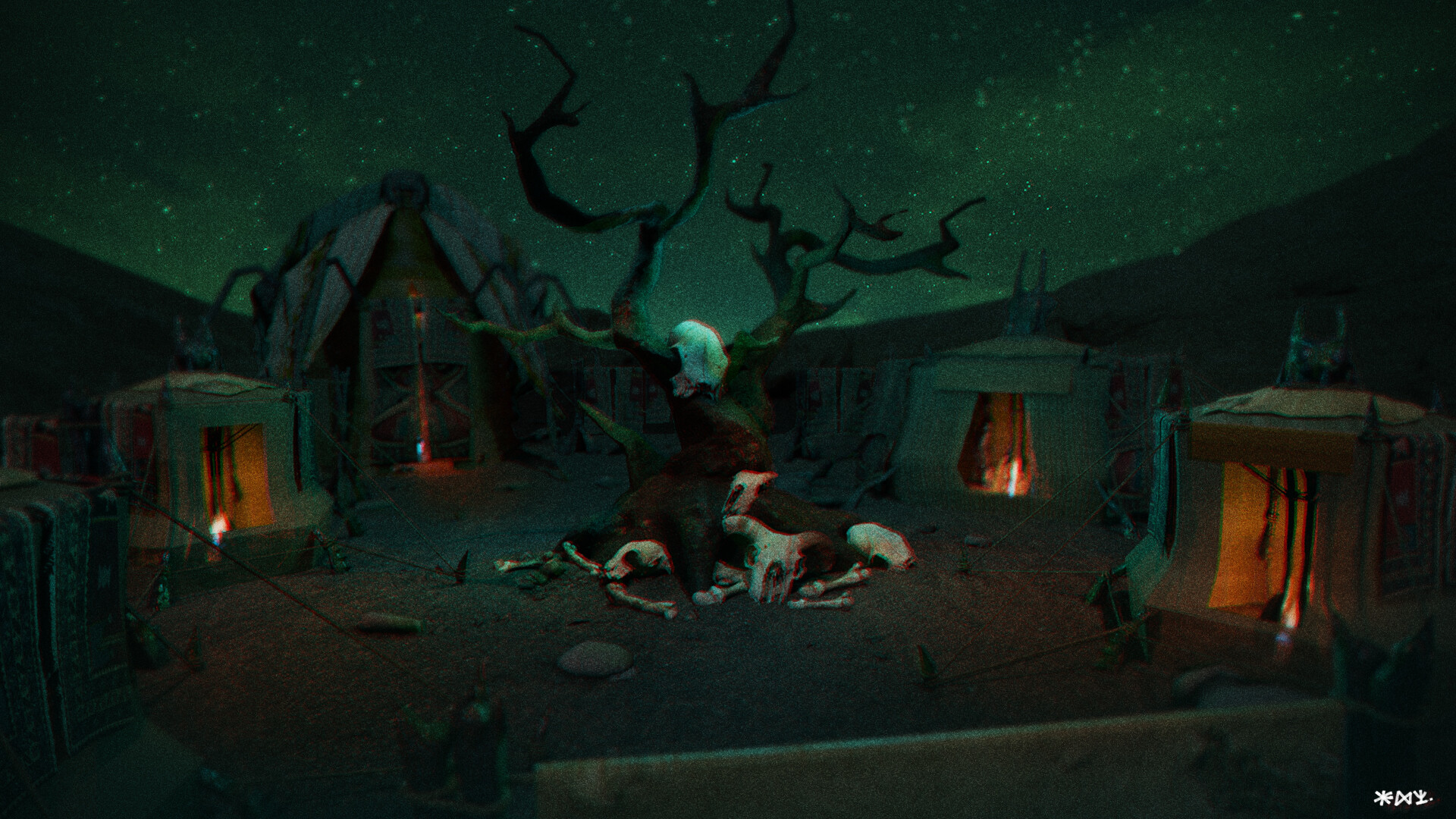 ArtStation - Magical Desert, Nomadic Tribe