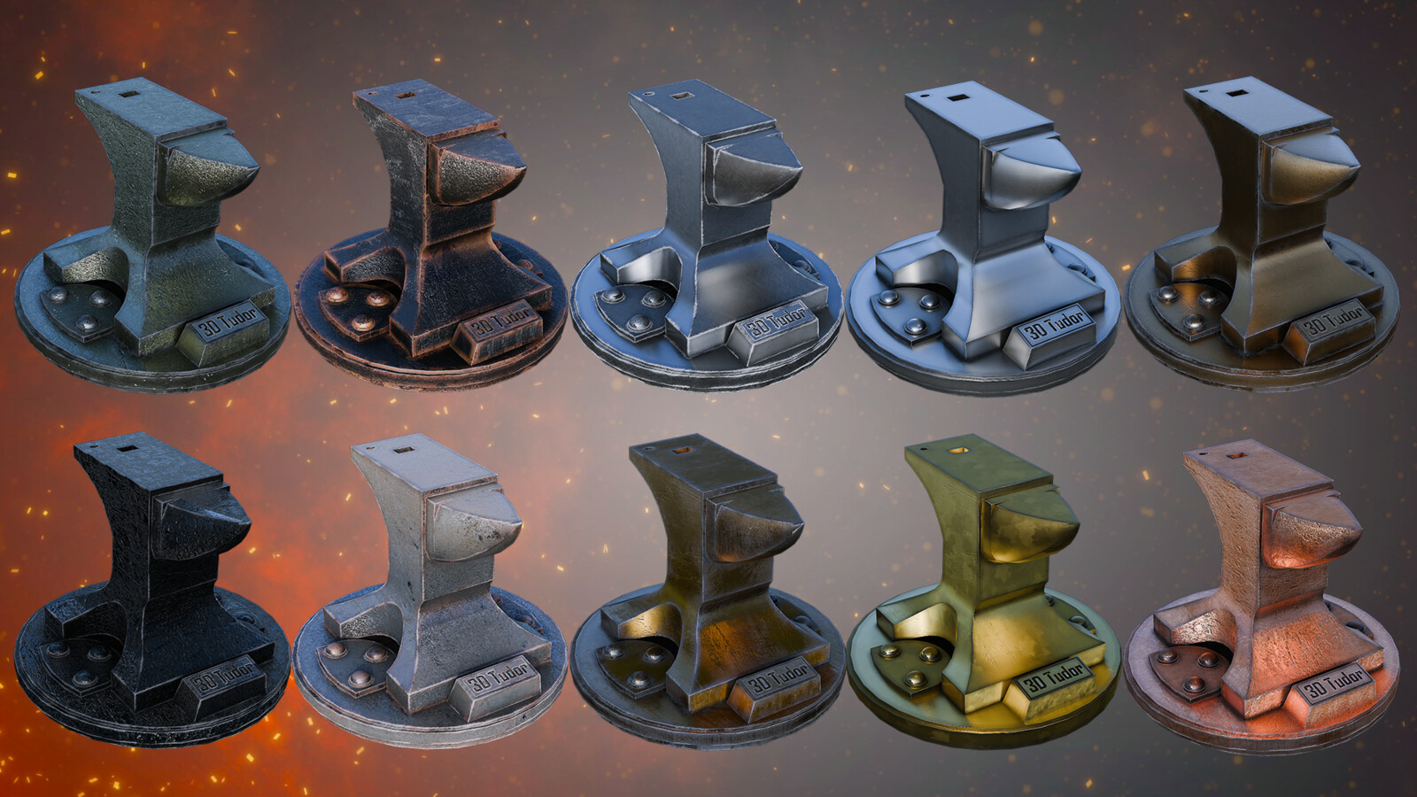 3D Tudor - 3D Tudor Blender Stylized Ultimate Metal Shader