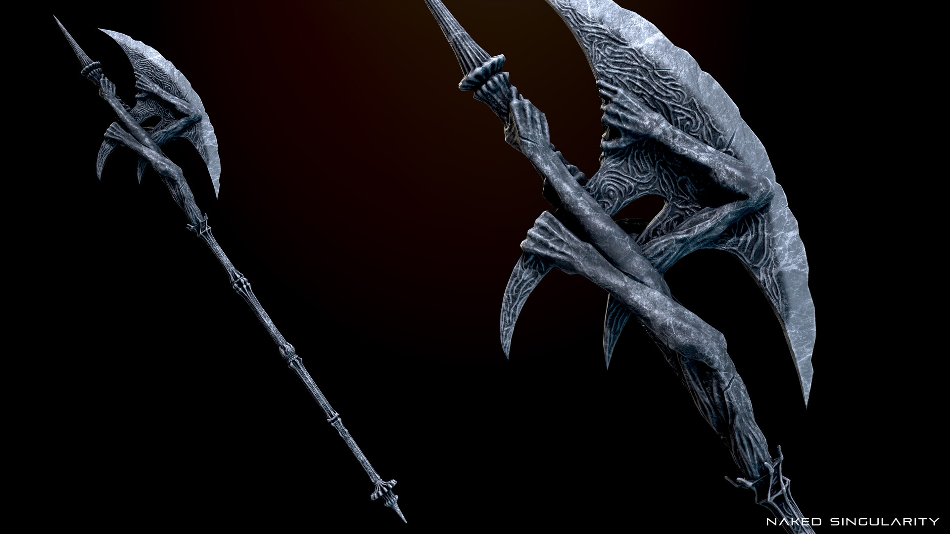 Naked Singularity Studio - Dark Fantasy Halberds full set for Souls game