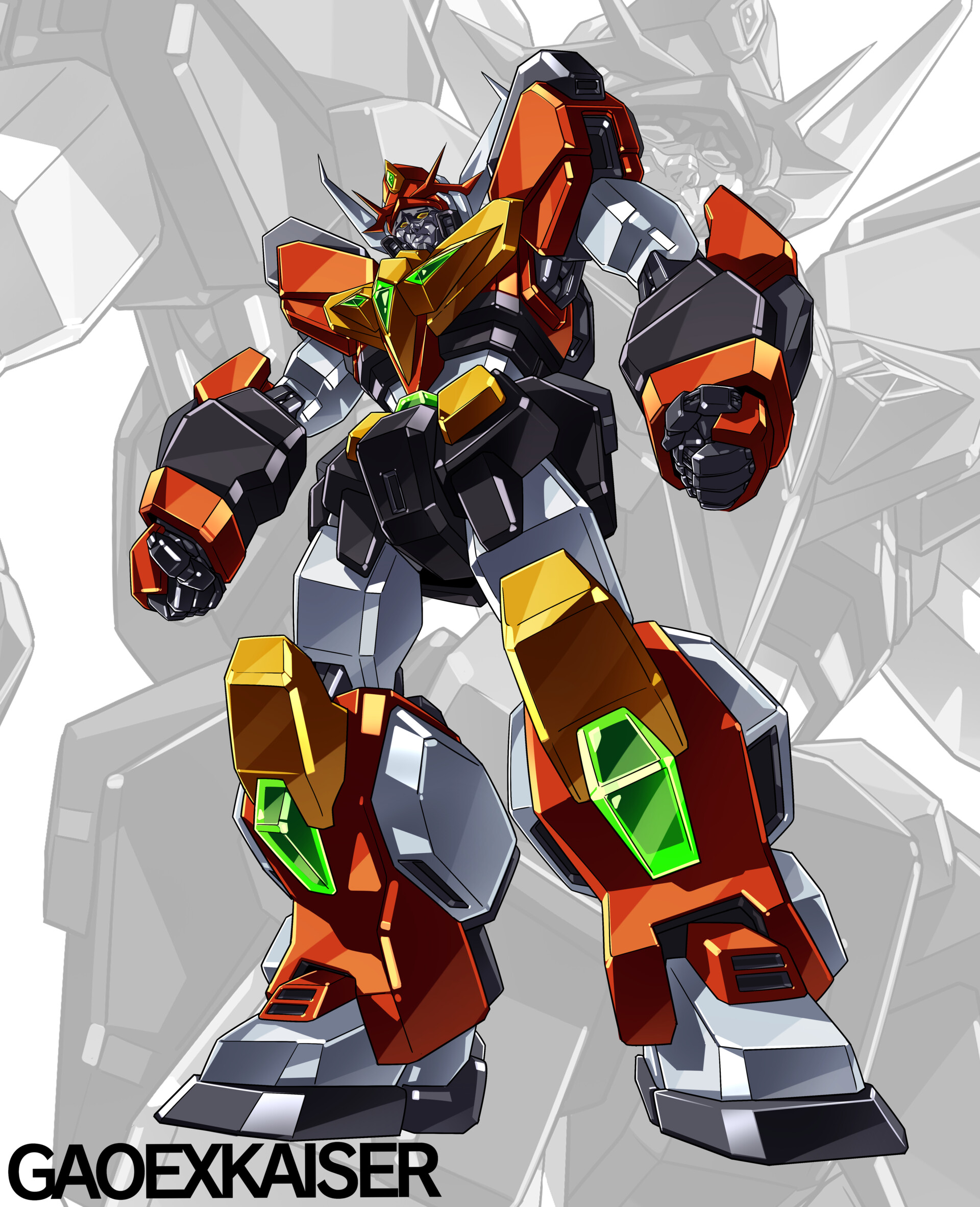 ArtStation - Custom Super Robot (COMMISSION)