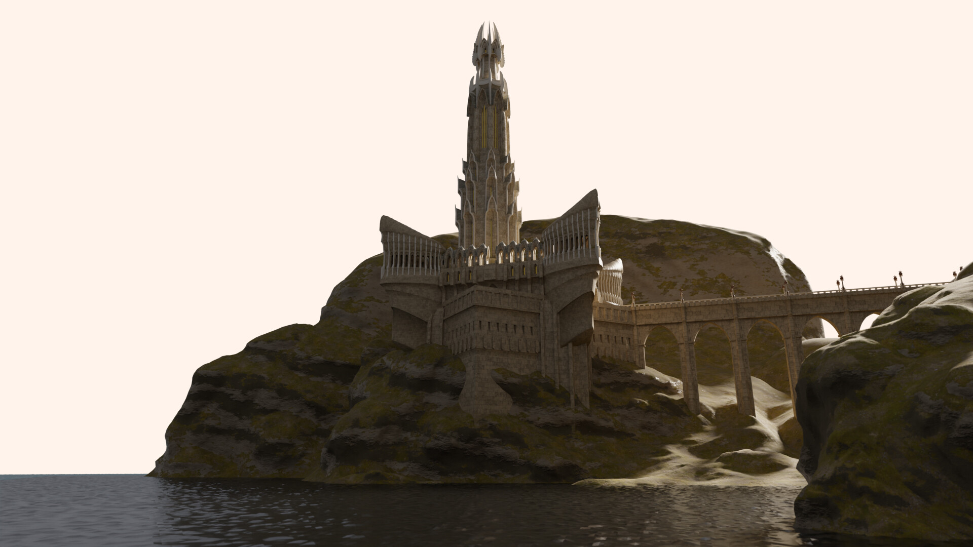 Anton Tokarev - Barad Nimras - Tolkien's Fan Concept Art