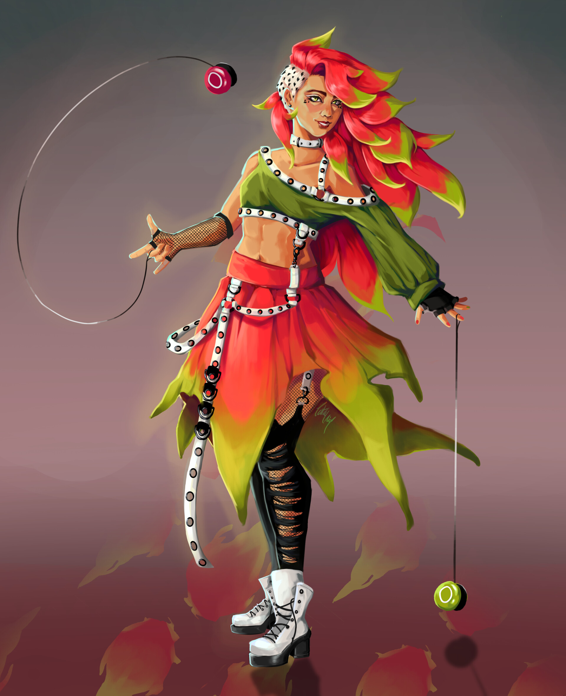 ArtStation - Taya the yo yo master