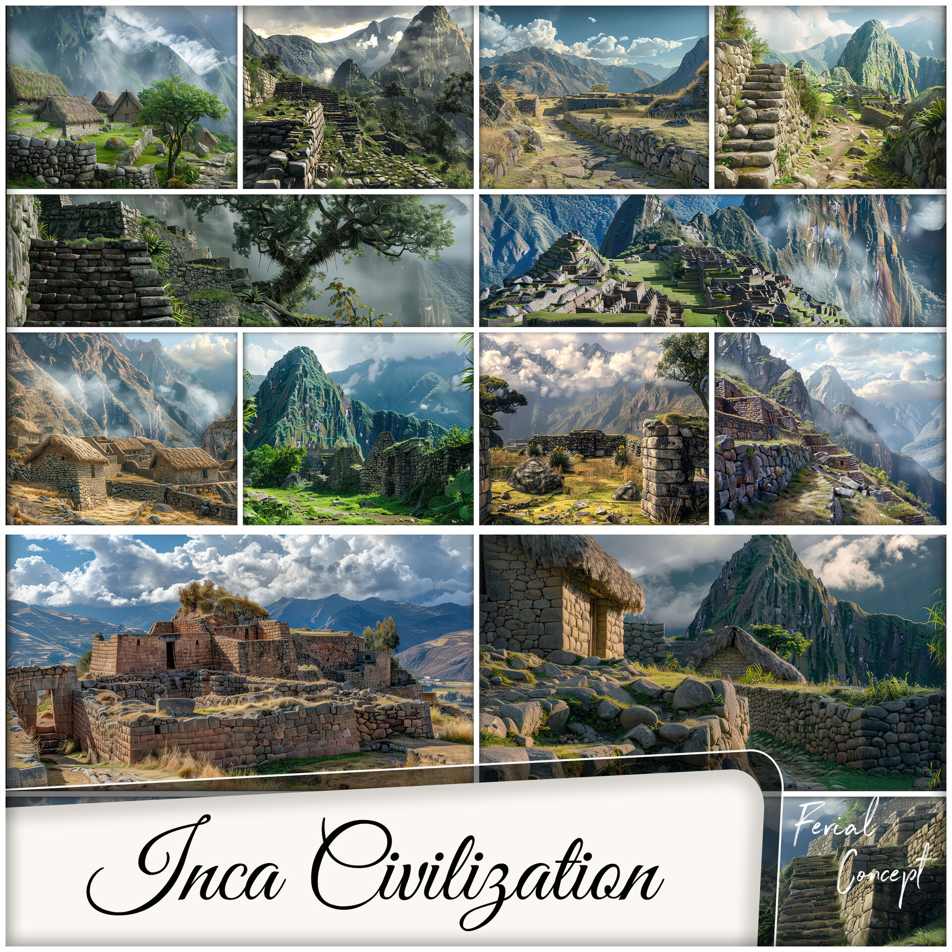 Ferial Concept - 🔹200 Inca Civilization - Environment Concept Reference ...