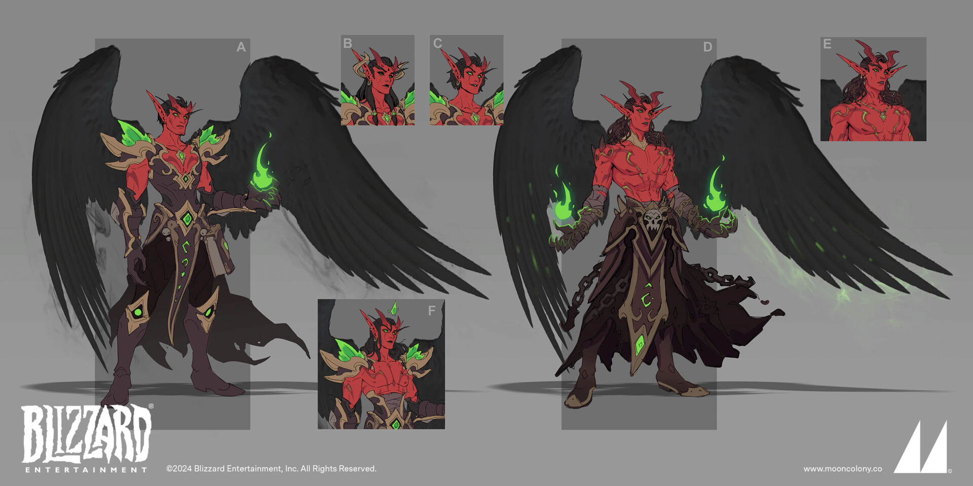 Mooncolony - Hearthstone Hero Skin | Zail Starfallen