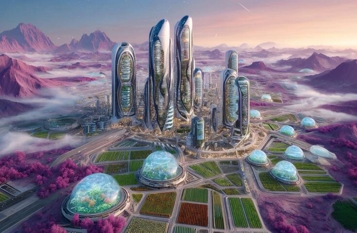 ArtStation - Alien Farming City