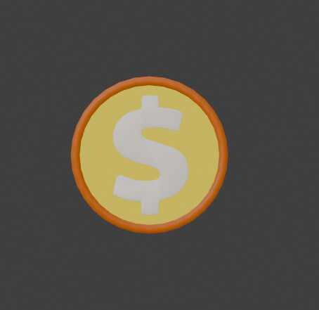 ArtStation - Low Poly Coin
