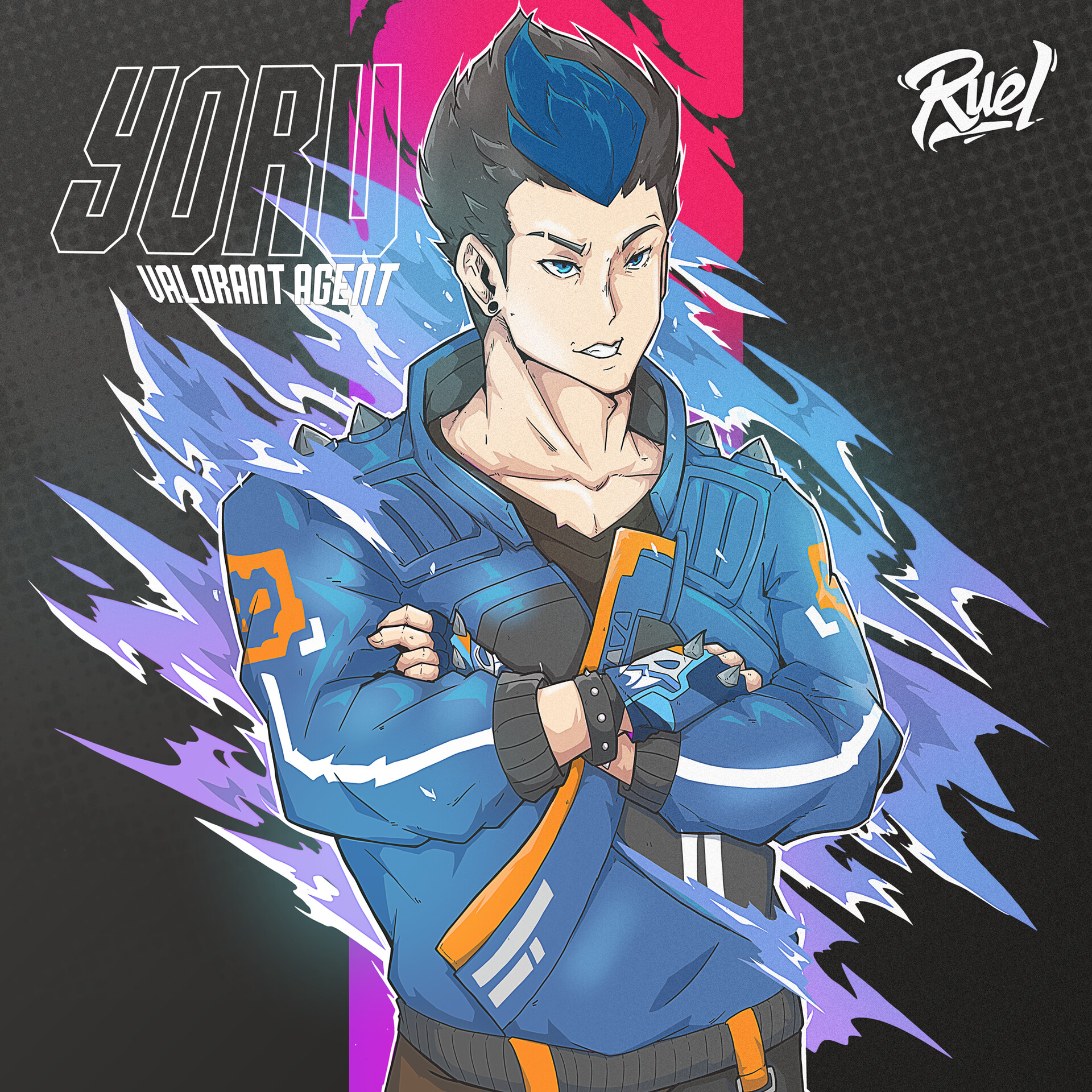 ArtStation - Valorant Agent // Yoru the Riftwalker