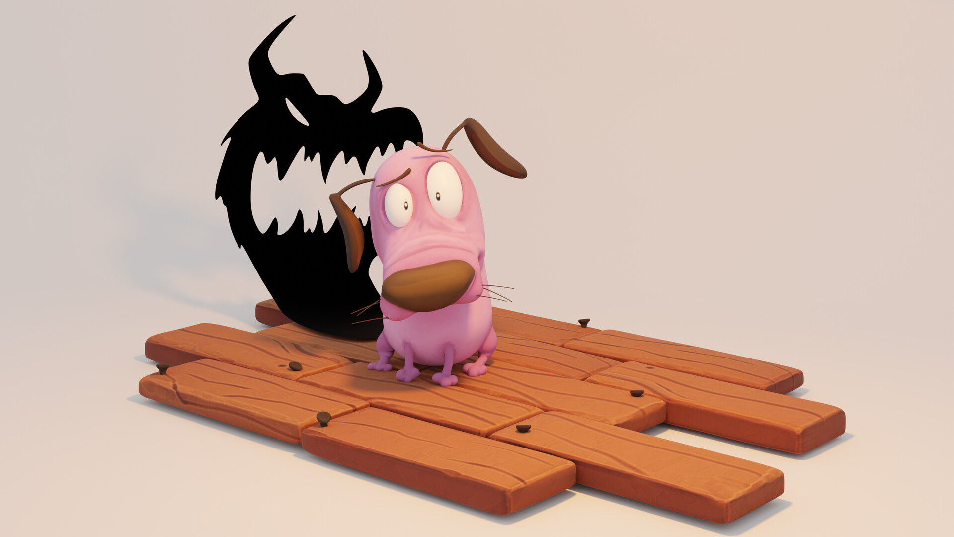 ArtStation - Courage, The Cowarly Dog