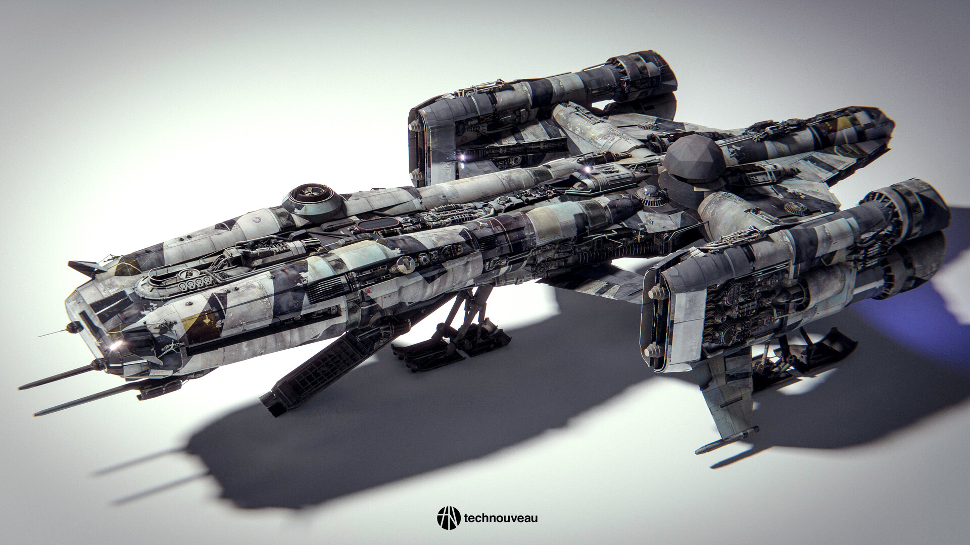 Rasmus Poulsen - Bounty Hunter Ship WIPs