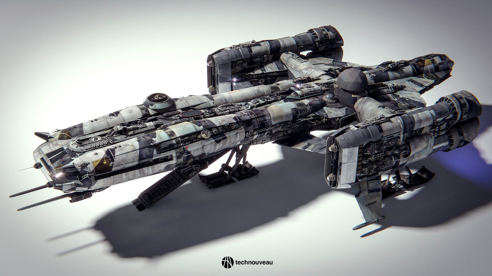 Rasmus Poulsen - Bounty Hunter Ship WIPs